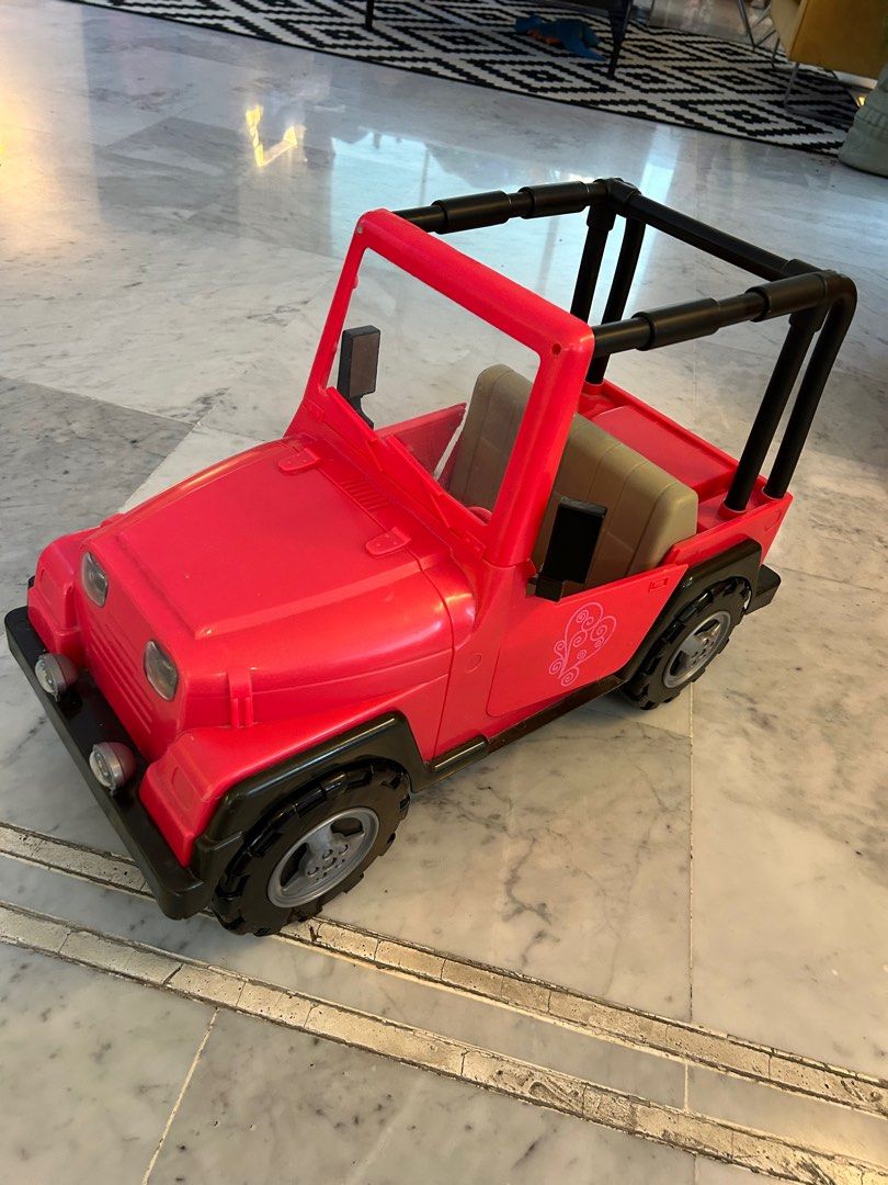 Our Generation Doll Jeep, Hobbies & Toys, Toys & Games on Carousell