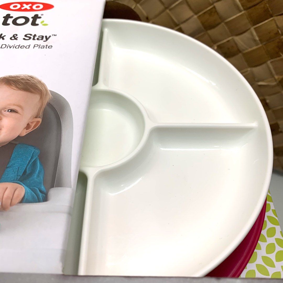 OXO Tot Suction Divider Plate, Babies & Kids, Nursing & Feeding ...