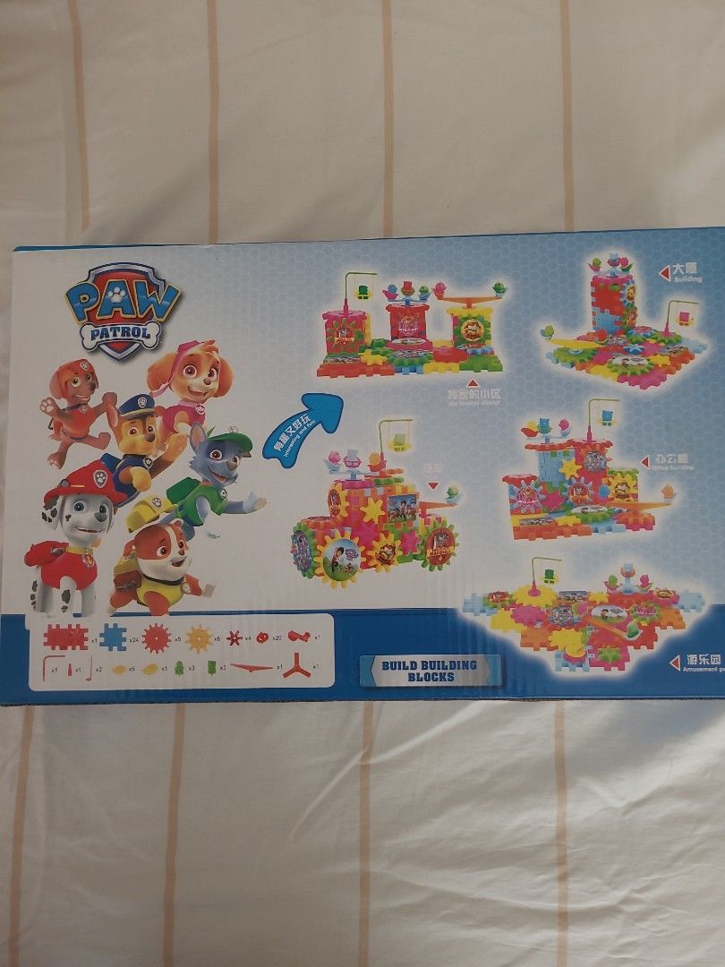 Paw Patrol Build a building blocks, Babies & Kids, Infant Playtime on ...