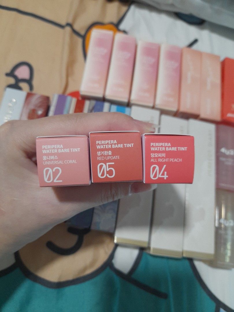 Peripera CLIO perfect dairy catkin 4u2 lipsticks tints glaze, Beauty & Personal Care, Face ...