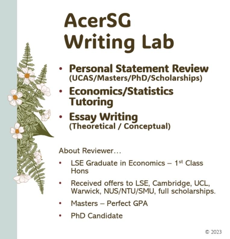 UCAS PERSONAL STATEMENT REVIEW, Hobbies & Toys, Books & Magazines ...