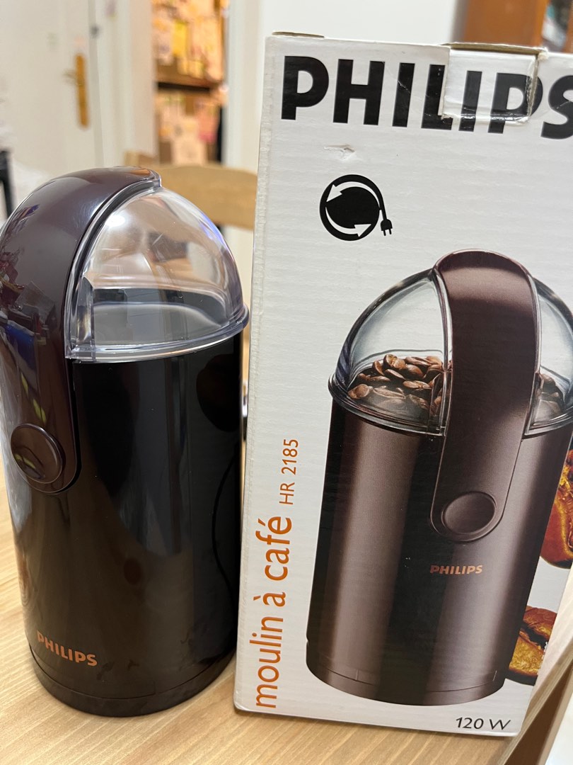 Philips coffee grinder, 家庭電器, 廚房電器, 咖啡機及咖啡壺 - Carousell