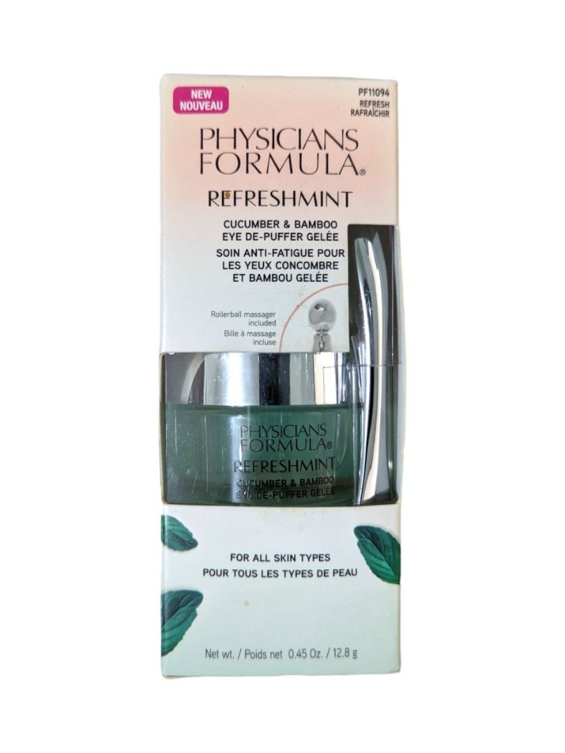 Physicians Formula Refresh Mint Cucumber & Bamboo Eye De-Puffer Gel ...