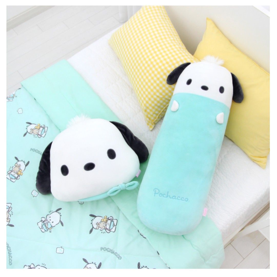 Pochacco Face Cushion, Hobbies & Toys, Toys & Games on Carousell