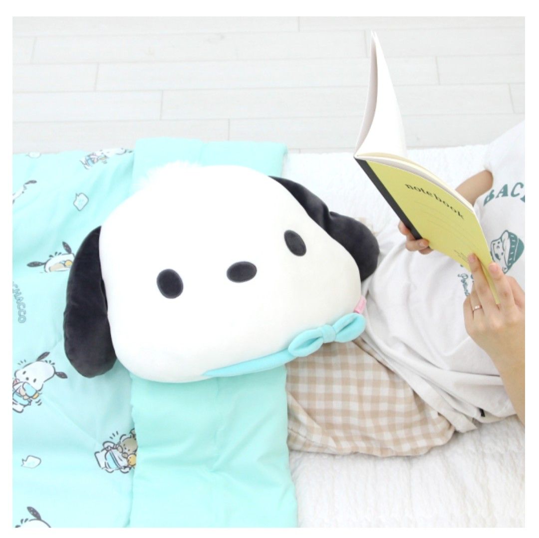 Pochacco Face Cushion, Hobbies & Toys, Toys & Games on Carousell