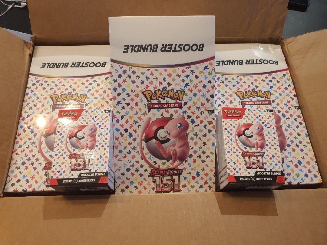 Pokemon 151 (English) Booster Bundle, Booster Packs, Hobbies & Toys ...