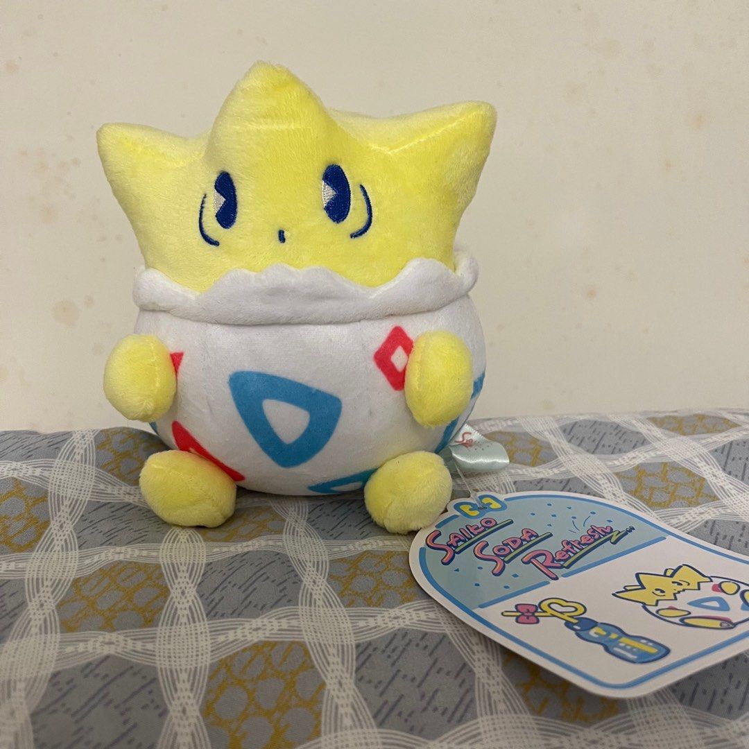 Pokemon Center Saiko Soda Togepi Plush, Hobbies & Toys, Toys & Games on ...