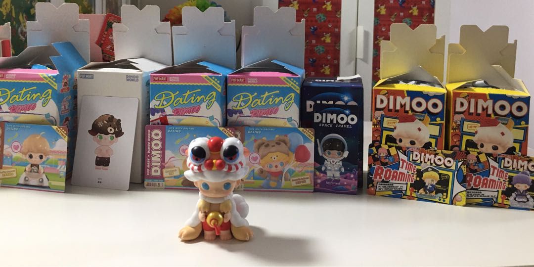 Popmart Dimoo collection Lucky strike/the year of tiger/dating/retro ...