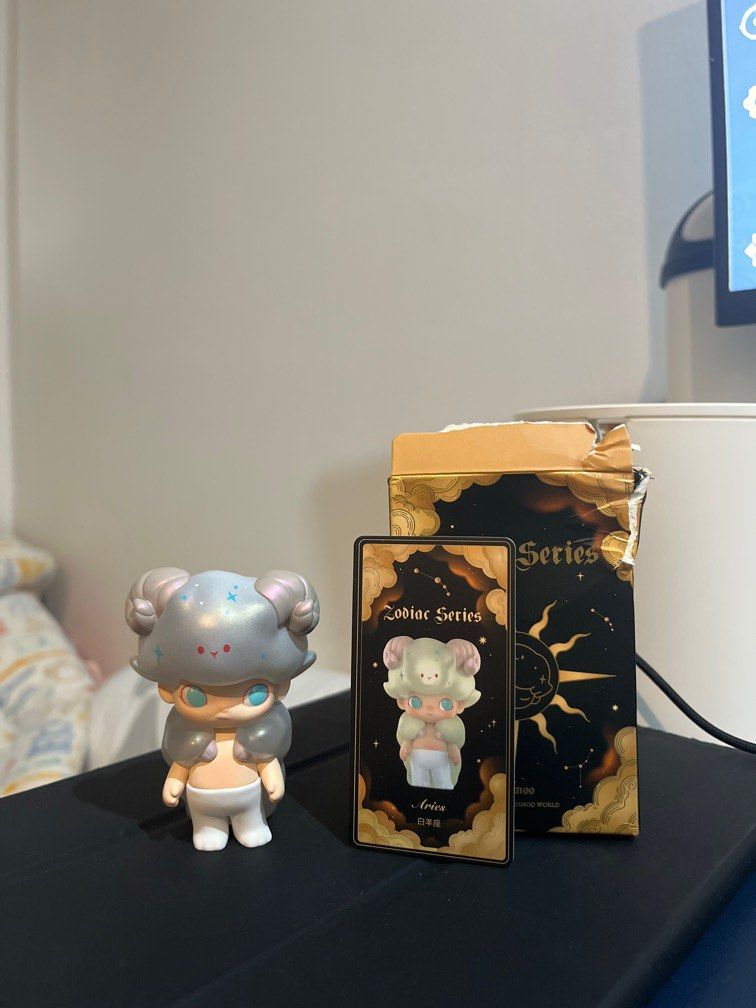 popmart zodiac series aries figurine and card, Hobbies & Toys, Toys ...