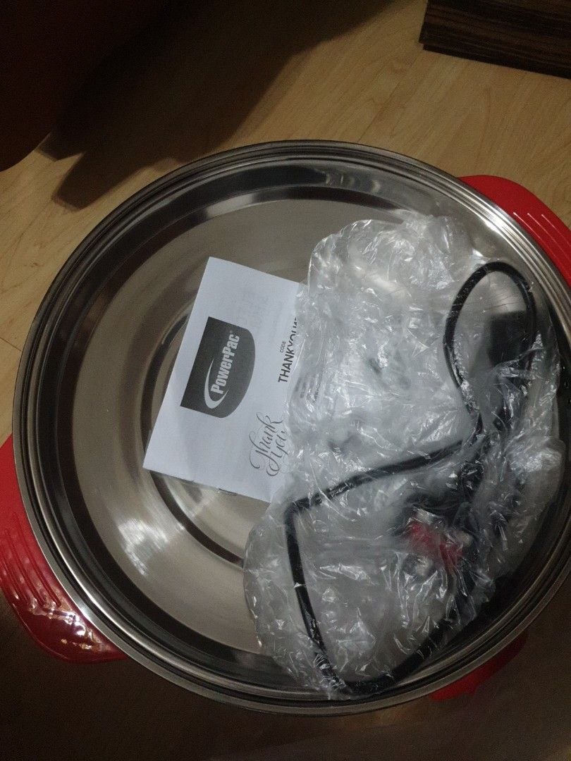 Powerpac Electric Stainless Steel Wok & Multi Cooker 4.5L, TV & Home ...