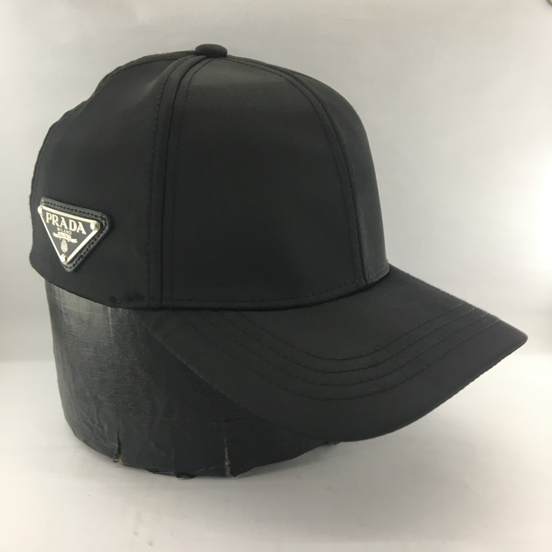 PRADA SIDE LOGO CAP, Men's Fashion, Watches & Accessories, Caps & Hats ...