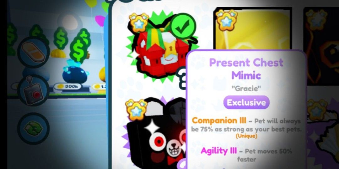 Present Chest Mimic Exclusive in Pet Simulator X, Video Gaming, Gaming ...