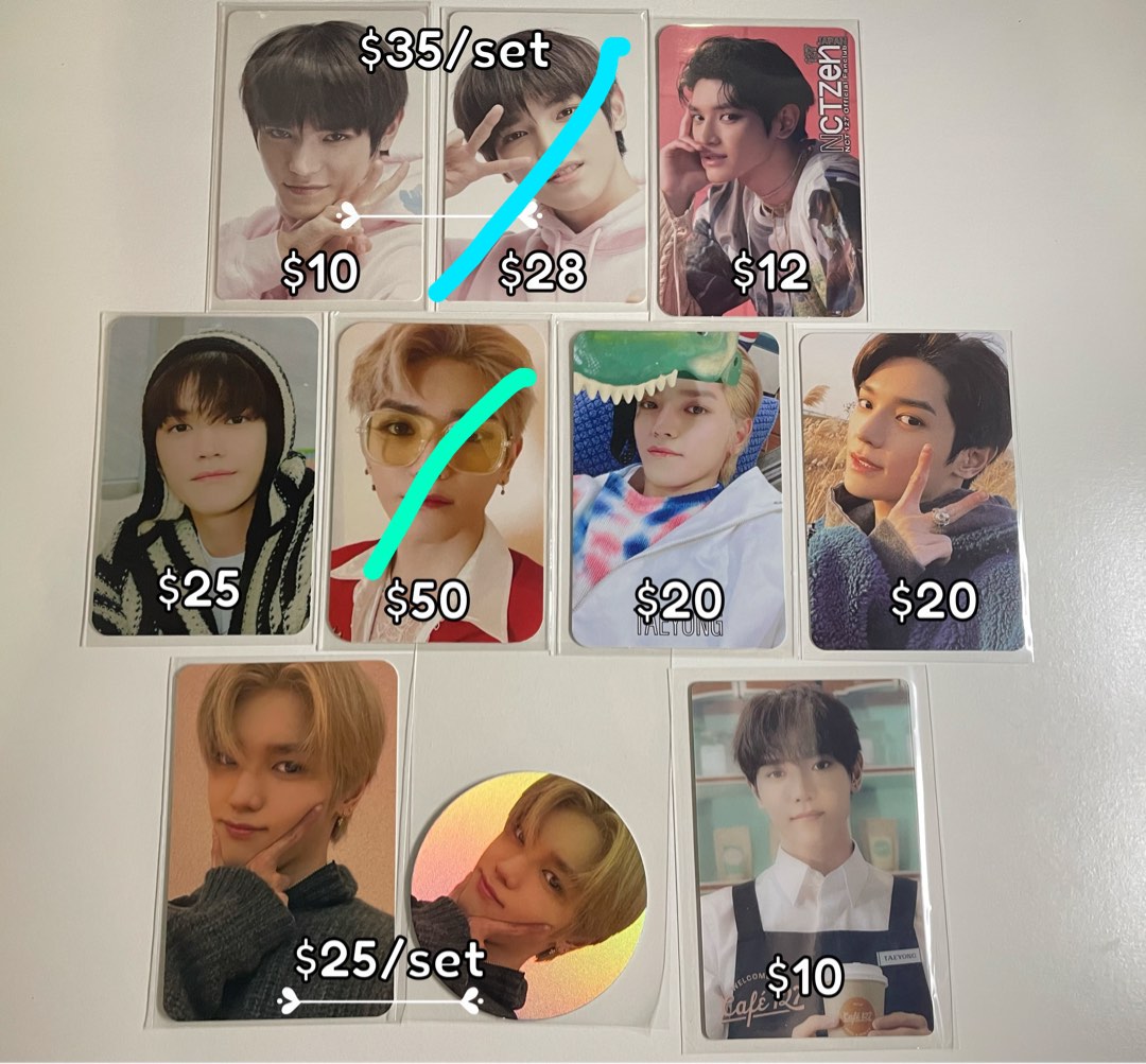 ‼️Price Reduced‼️ WTS OFFICIAL NCT TAEYONG RARE PCS Photocards Mumo ...