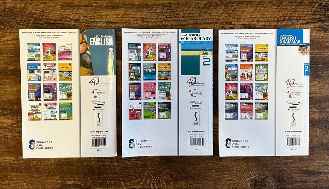 Primary 2/P2 SAP Learning English Workbook Vocabulary Grammar Practice ...