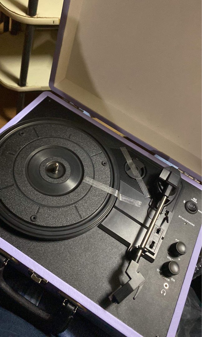 Purple / Lavender Vinyl Record Player (PRE-ORDER), Audio, Portable ...