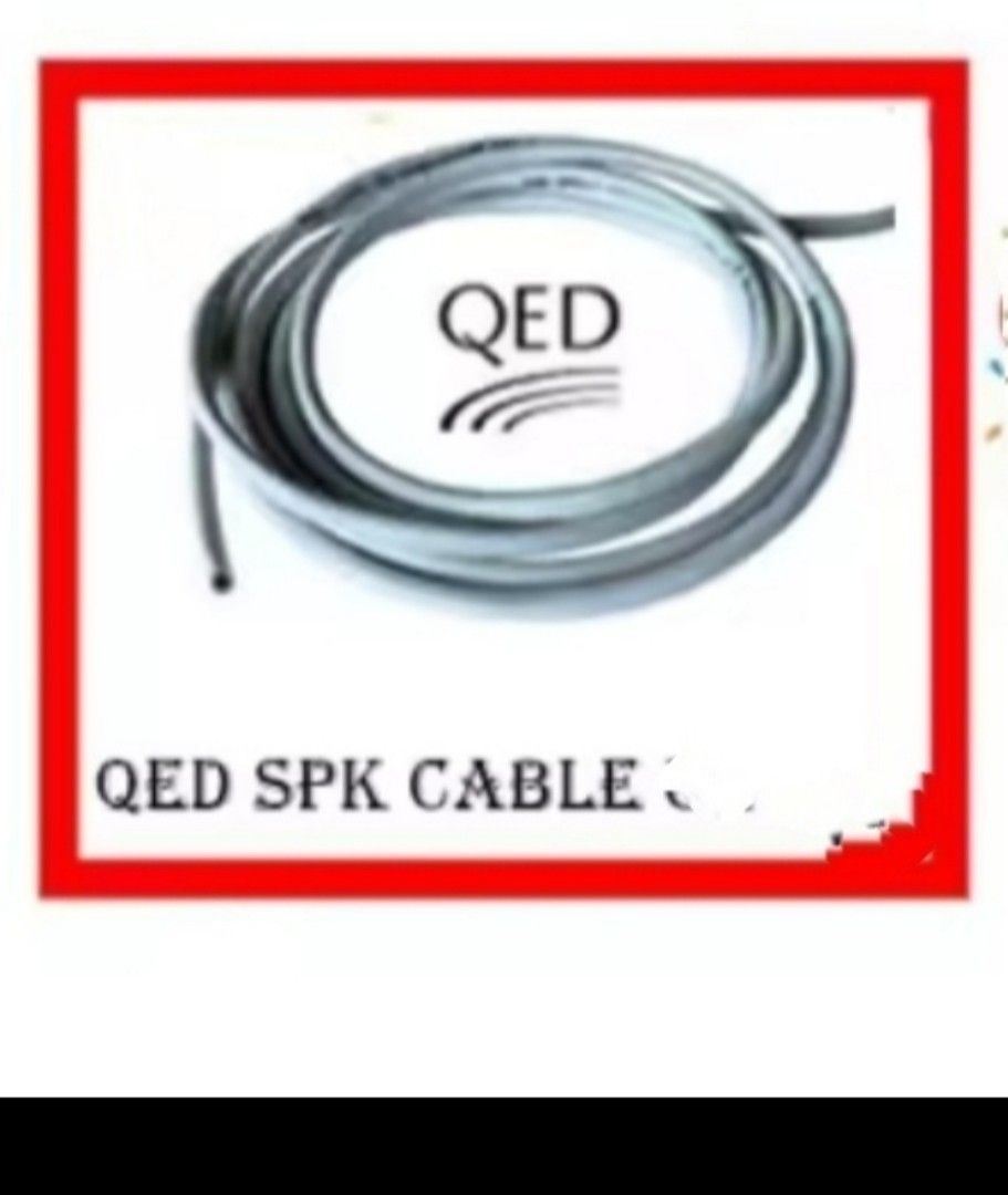 QED speaker cables, Audio, Other Audio Equipment on Carousell