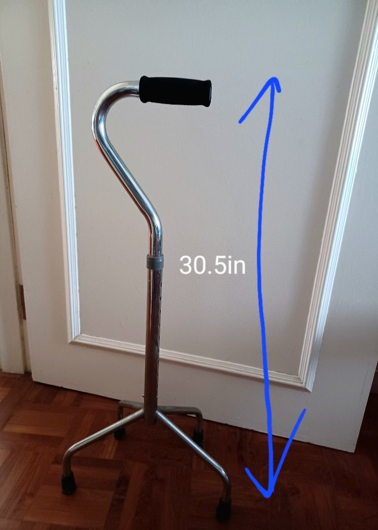Quadripod walking stick, Health & Nutrition, Assistive & Rehabilatory ...