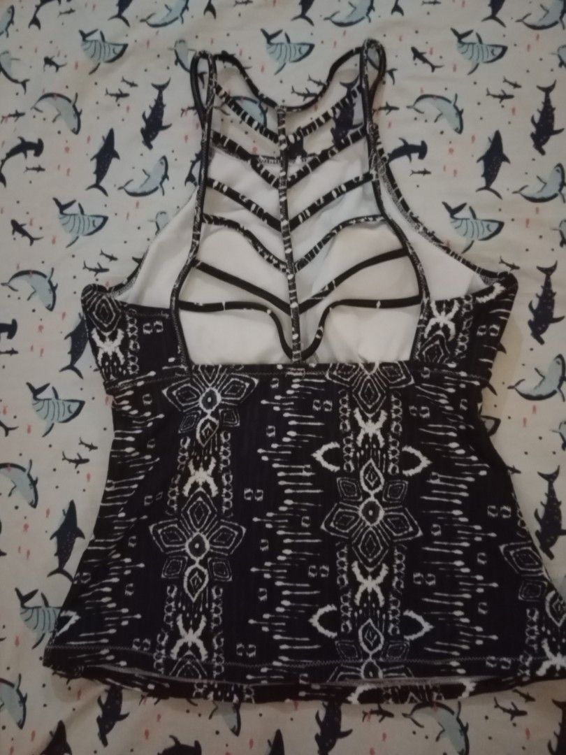 Raisins Brand Black Swimsuit Top Padded, Women's Fashion, Swimwear ...