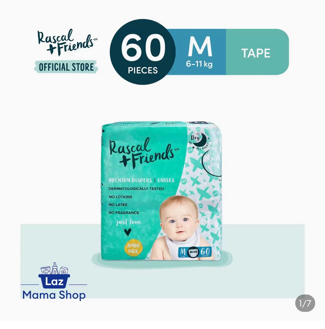 Rascal and friends diaper tape m size, Babies & Kids, Bathing ...