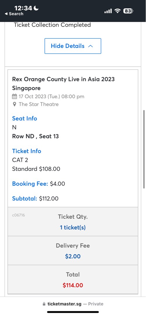 Rex orange county singapore, Tickets & Vouchers, Event Tickets on Carousell