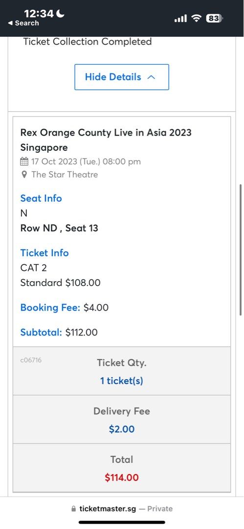 Rex orange county singapore, Tickets & Vouchers, Event Tickets on Carousell