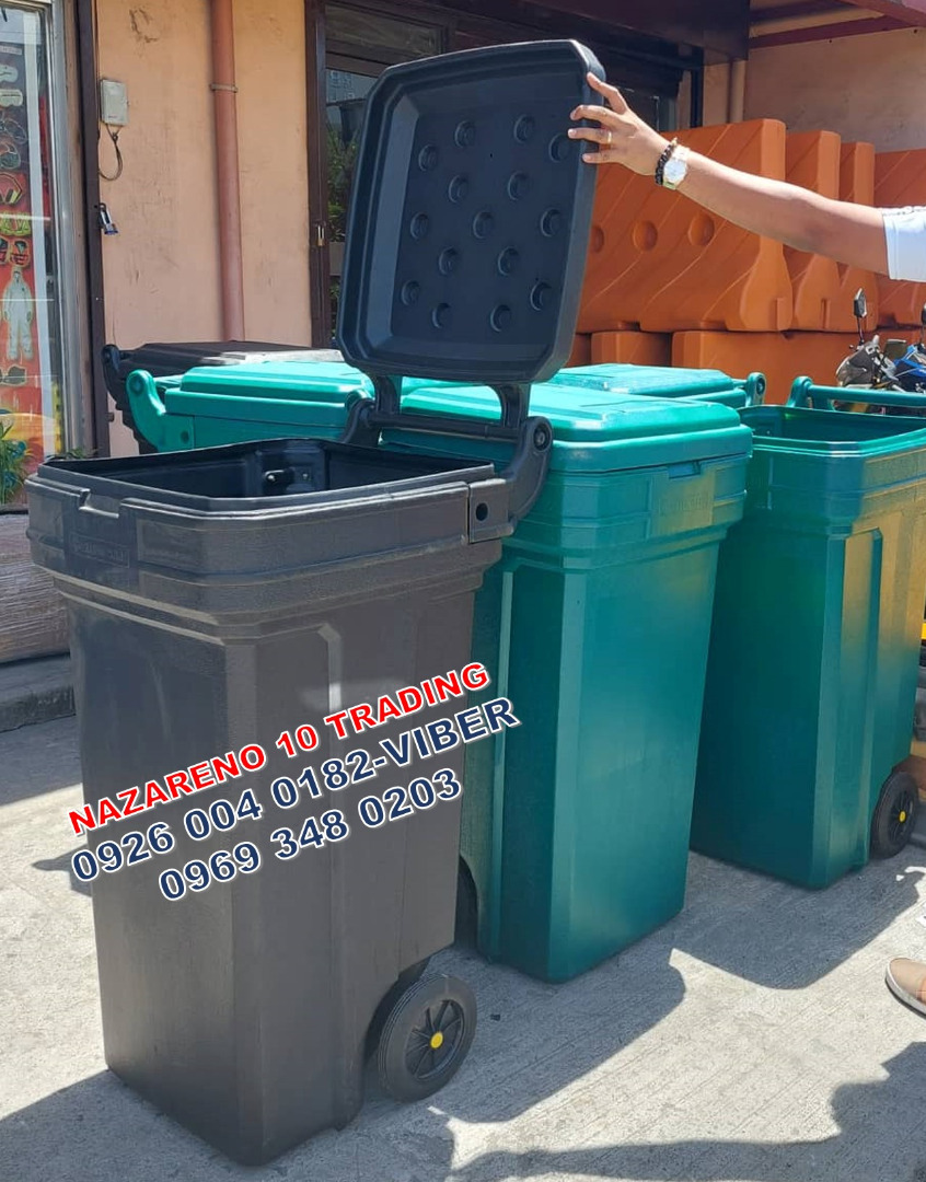 ROLLERKING WITH WHEELS TRASH BIN 123, Furniture & Home Living, Cleaning ...