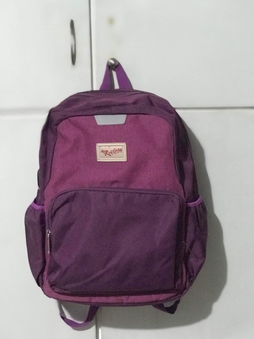 Ruffle Backpack, Women's Fashion, Bags & Wallets, Backpacks on Carousell