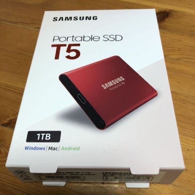 Samsung T5-1TB-SSD(Red), Computers & Tech, Parts & Accessories, Hard ...