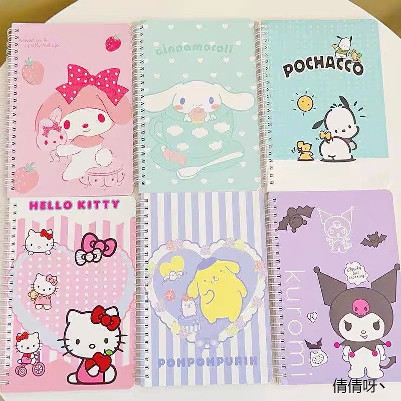 Sanrio Notebook with Line A5 Size 60 Pages, Hobbies & Toys, Stationery ...