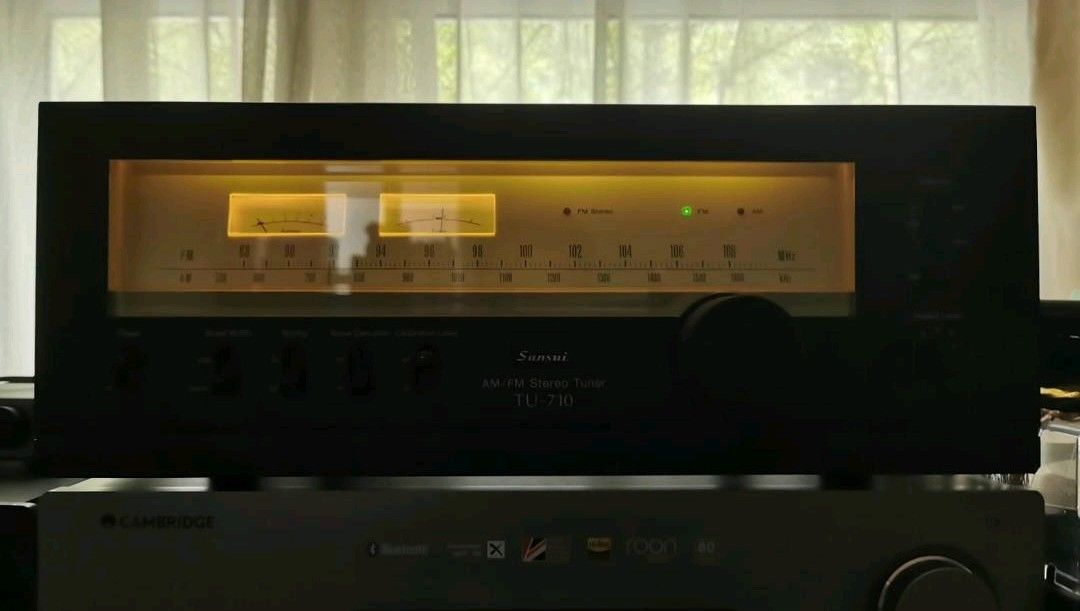 Sansui FM tuner TU-710 rare without AM antenna bar, Audio, Soundbars ...