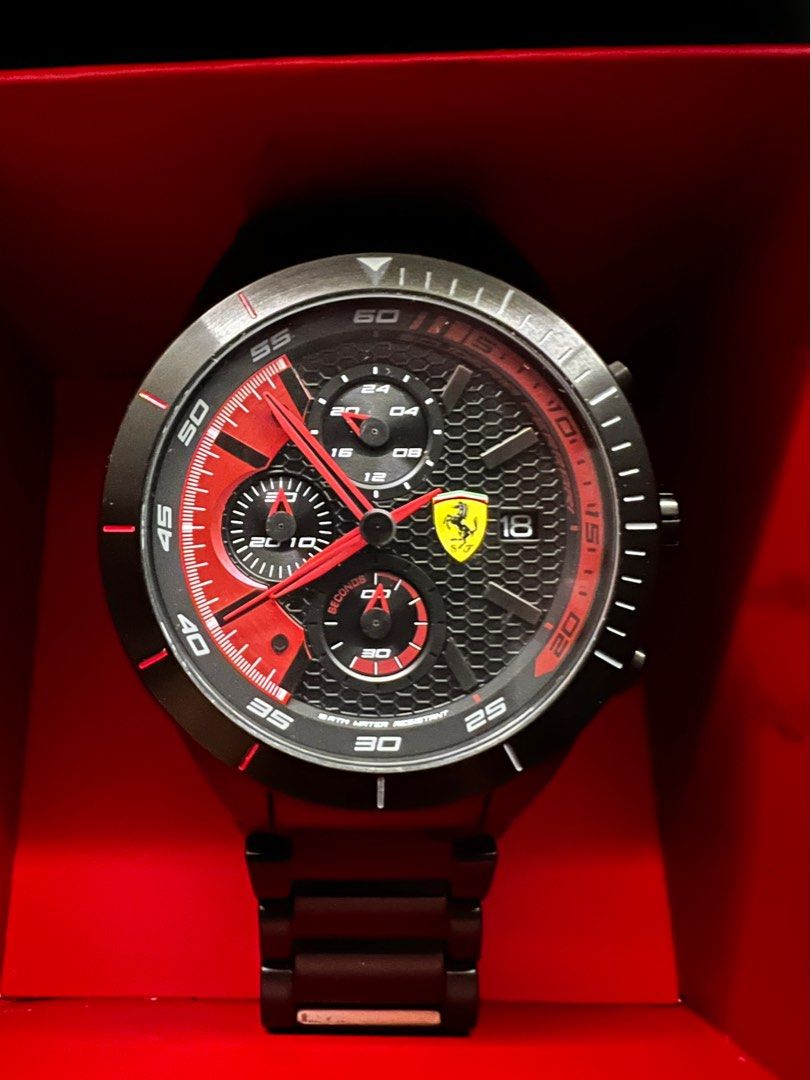 Scuderia Ferrari Men’s Watch, Luxury, Watches on Carousell