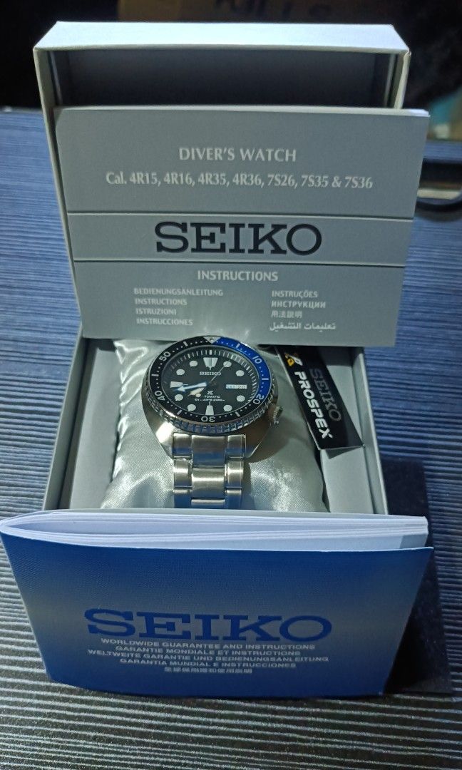 Seiko batman turtle Prospex SRP787K1, Men's Fashion, Watches ...