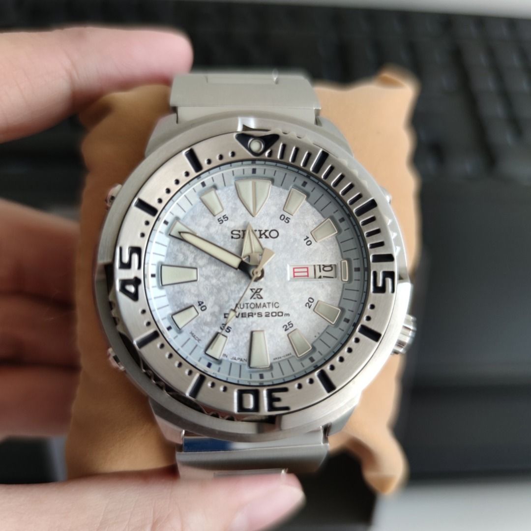 Seiko Ice Frost Baby Tuna SBDY053 JDM, Men's Fashion, Watches ...