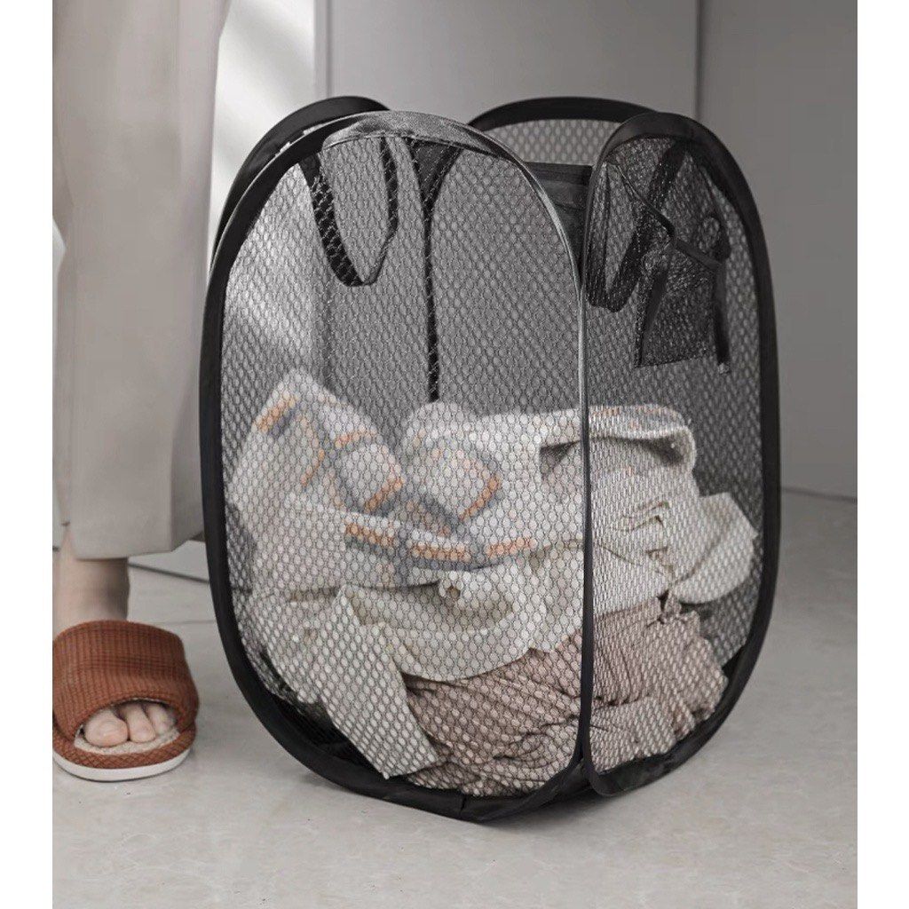 SG STOCK - Foldable Clothes Basket Large Waterproof Folding Laundry Bag ...