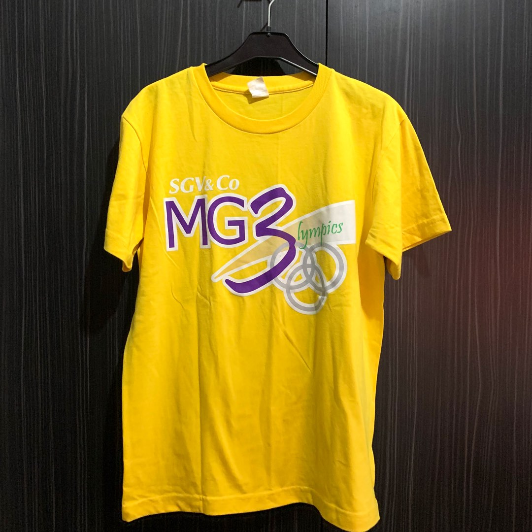 SGV Yellow T Shirt, Men's Fashion, Tops & Sets, Tshirts & Polo Shirts ...