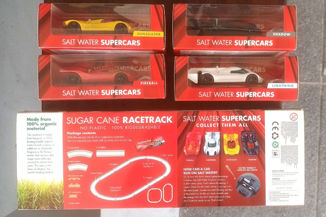 Shell Salt Water Supercars with Racetrack, Hobbies & Toys, Toys & Games ...