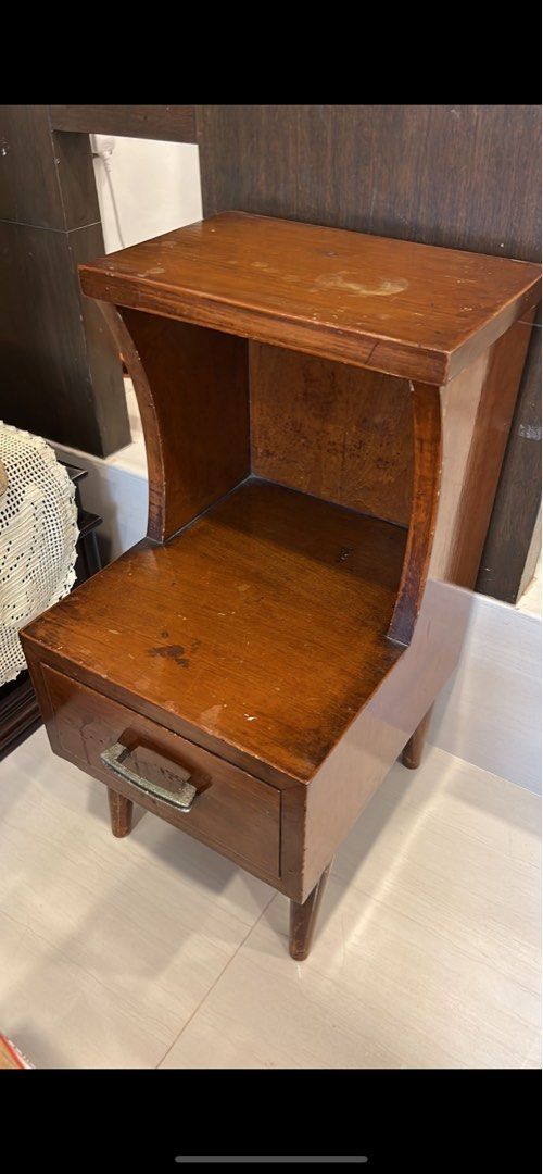 Vintage 70s Side Table, Furniture & Home Living, Furniture, Shelves ...