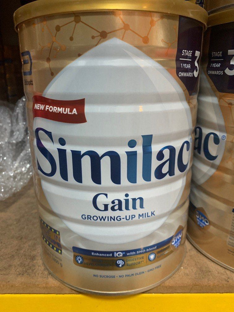 Similac gain growing up milk stage 3 - 1 year onwards (1.8kg), Babies ...