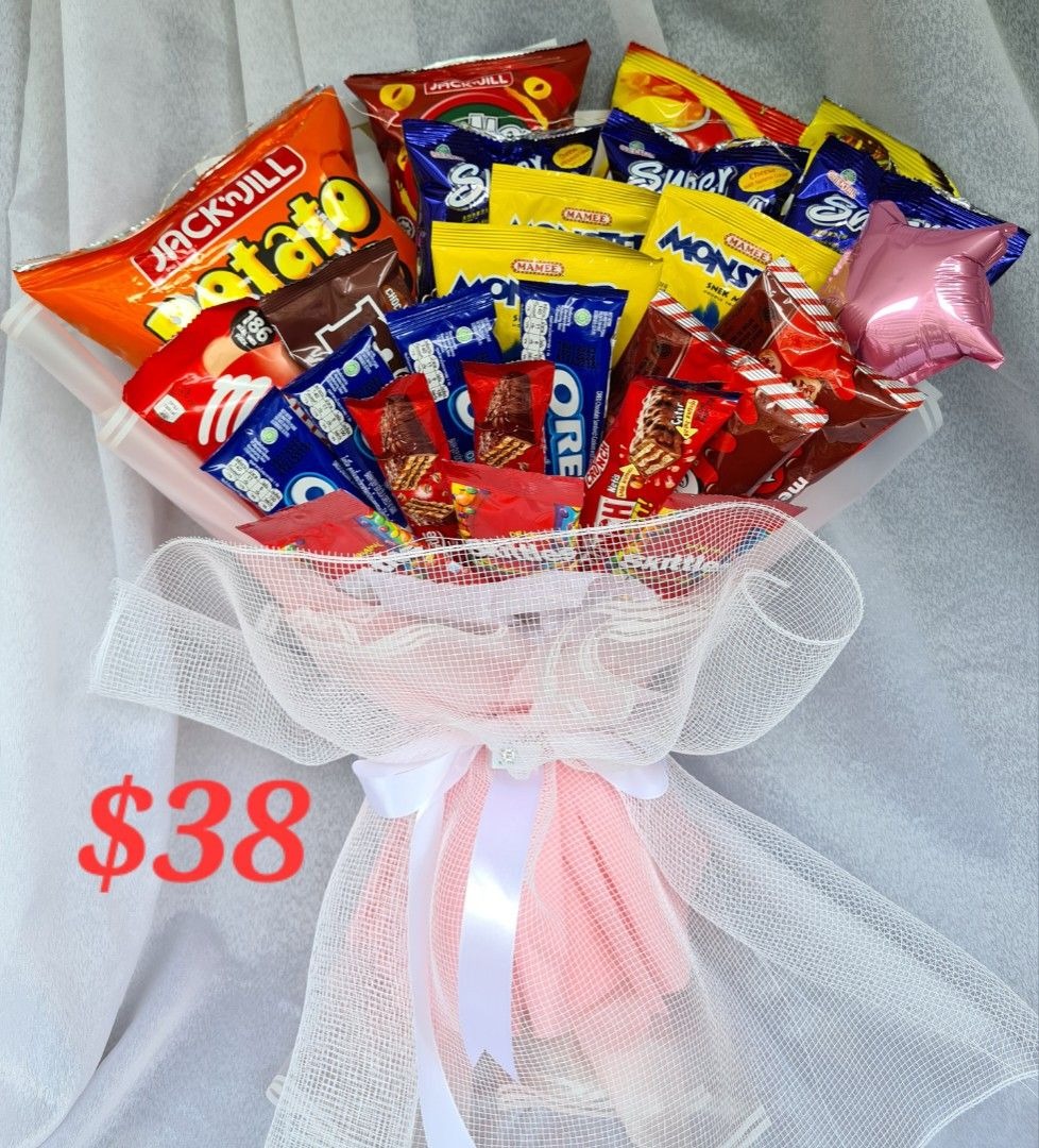 Snack bouquet, Hobbies & Toys, Stationery & Craft, Flowers & Bouquets ...
