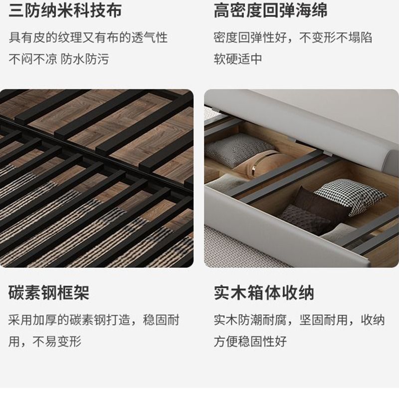 Sofa bed with storage Small living room sofa Storage SofaBed Solid wood ...