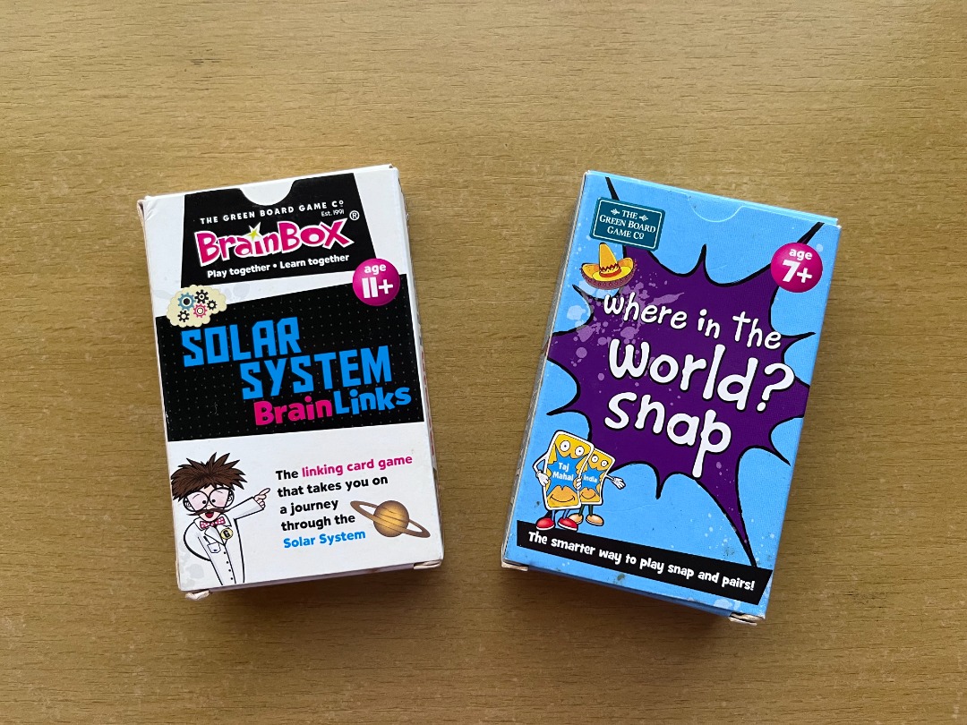 "Solar System Brain Links Game + Where in the World Snap Card Game" by ...