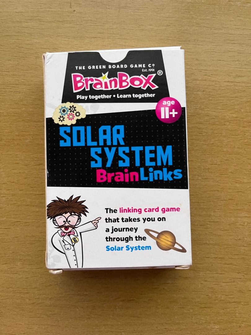 "Solar System Brain Links Game + Where in the World Snap Card Game" by ...