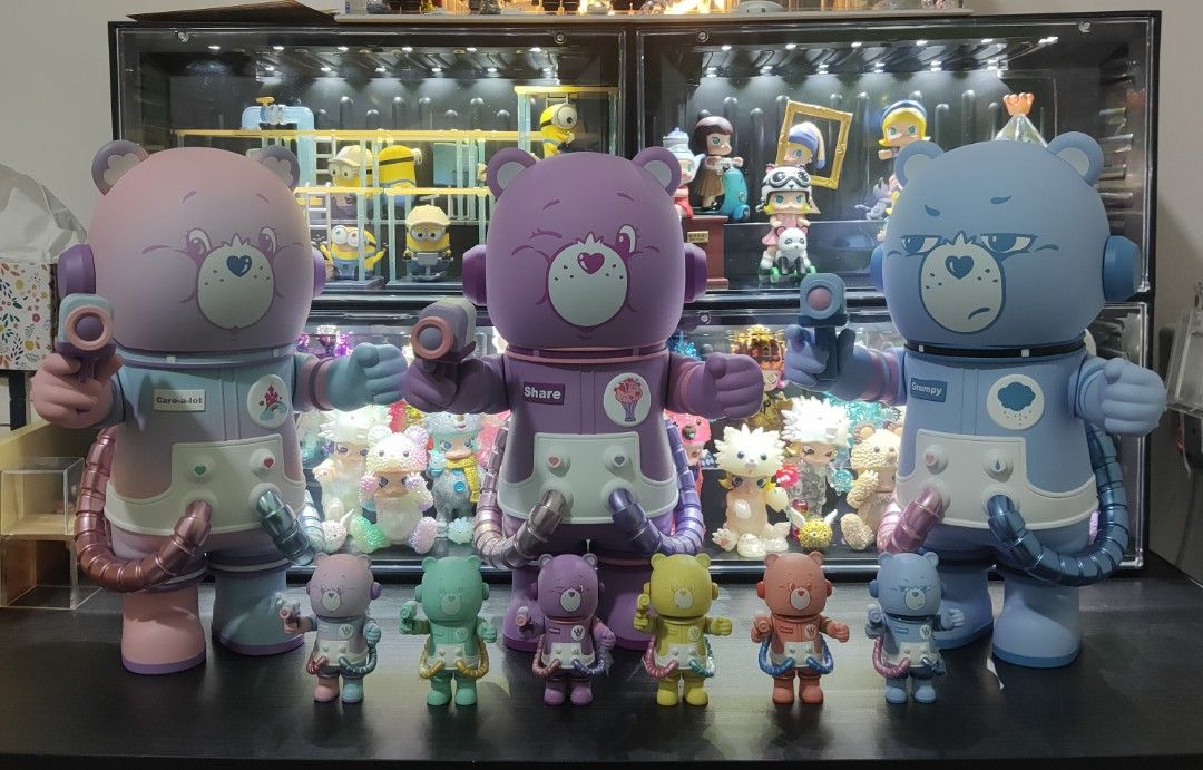 Space Molly 400%+100% carebears (share, care-a-lot,grumpy), Hobbies ...