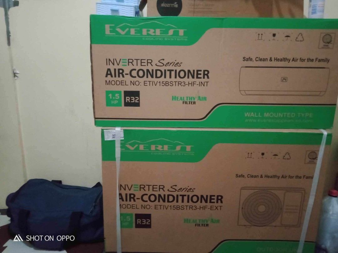 SPLIT TYPE AIRCON EVEREST BRAND, TV & Home Appliances, Air Conditioning ...
