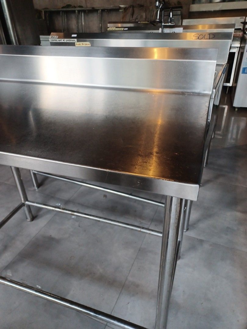Stainless Steel prep Table Gomeco, Furniture & Home Living, Bathroom ...