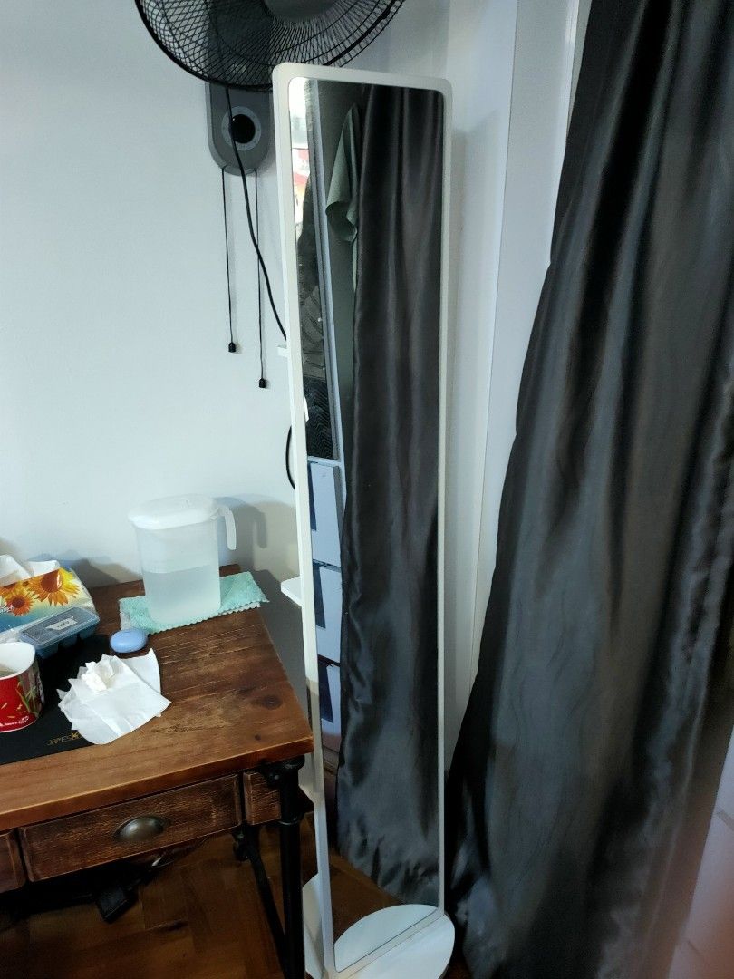 Standing mirror (can rotate), Furniture & Home Living, Home Decor ...