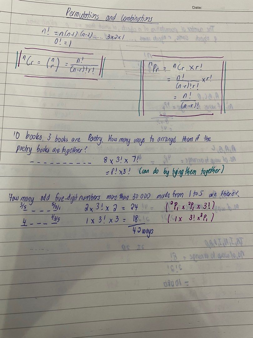 Statistics | Maths Cambridge Alevels Notes, Hobbies & Toys, Books ...