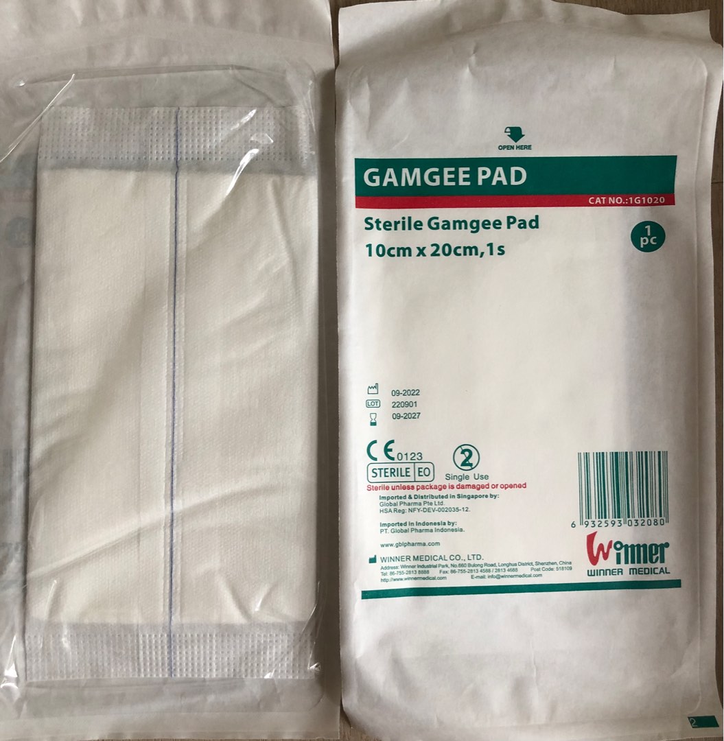 Sterile Gamgee Pad, Health & Nutrition, Medical Supplies & Tools on ...