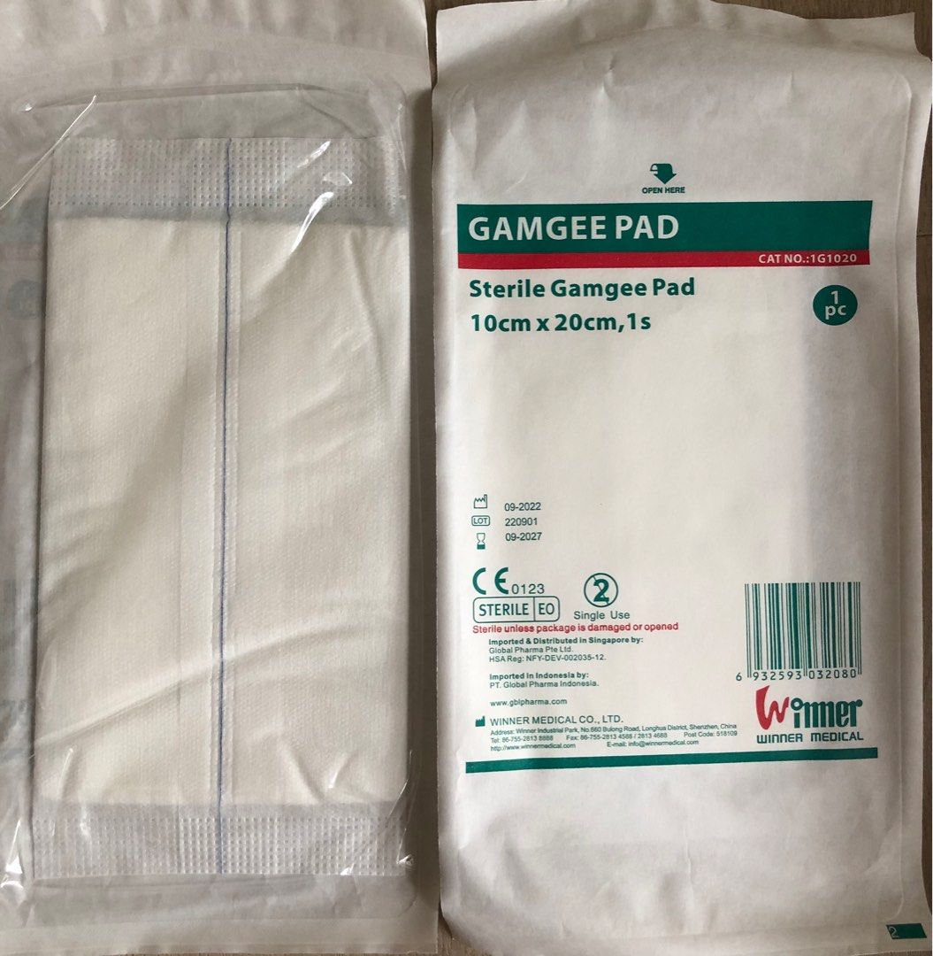 Sterile Gamgee Pad, Health & Nutrition, Medical Supplies & Tools on ...