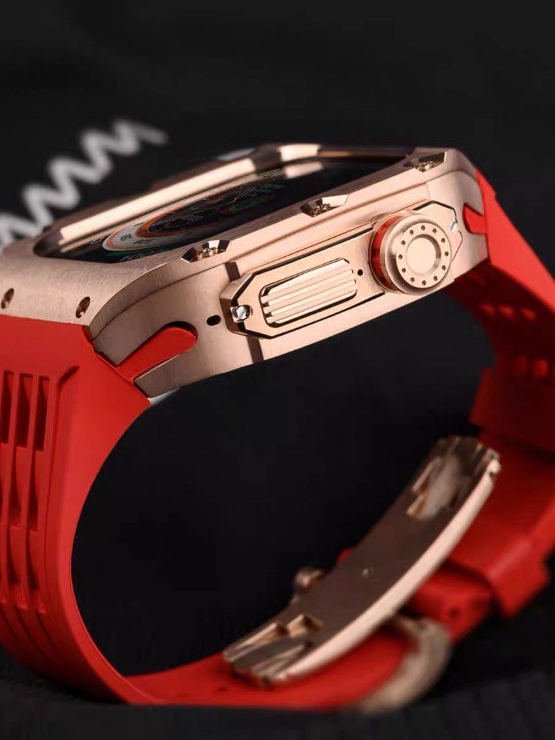 Style RM Fluoroelastomer Band Titanium Case Retrofit Kits For Apple ...